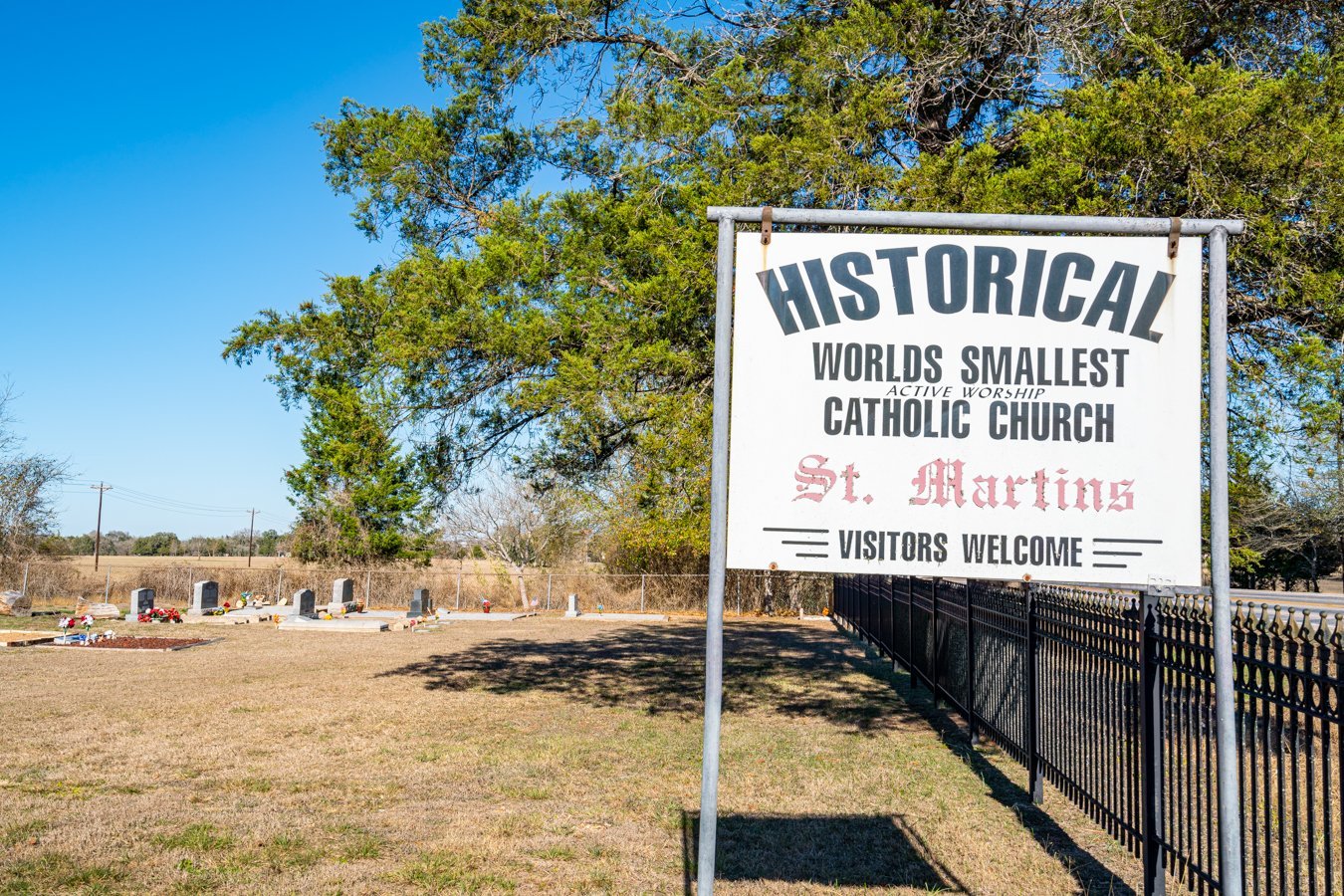 How to Visit St. Martin's in Texas (The World's Smallest Catholic Church!)